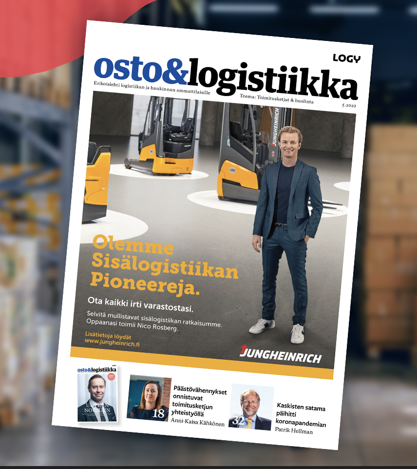 Vaasasta logistiikkaketju reitille Vaasa-Uumaja-Kiel - Osto&Logistiikka